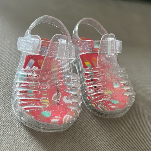 wonder nation | Shoes | Wonder Nation Silicon Jelly Sandals Clear ...
